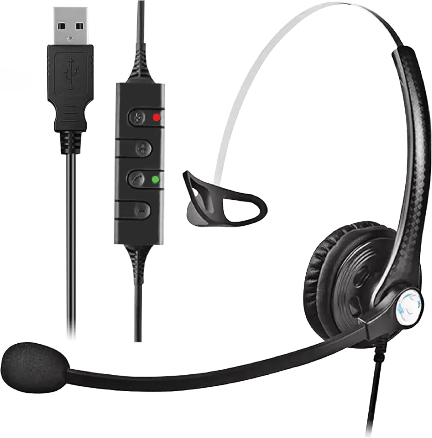 Amazon.com: WirelessFinest USB Plug Hands-Free Call Center Noise ...