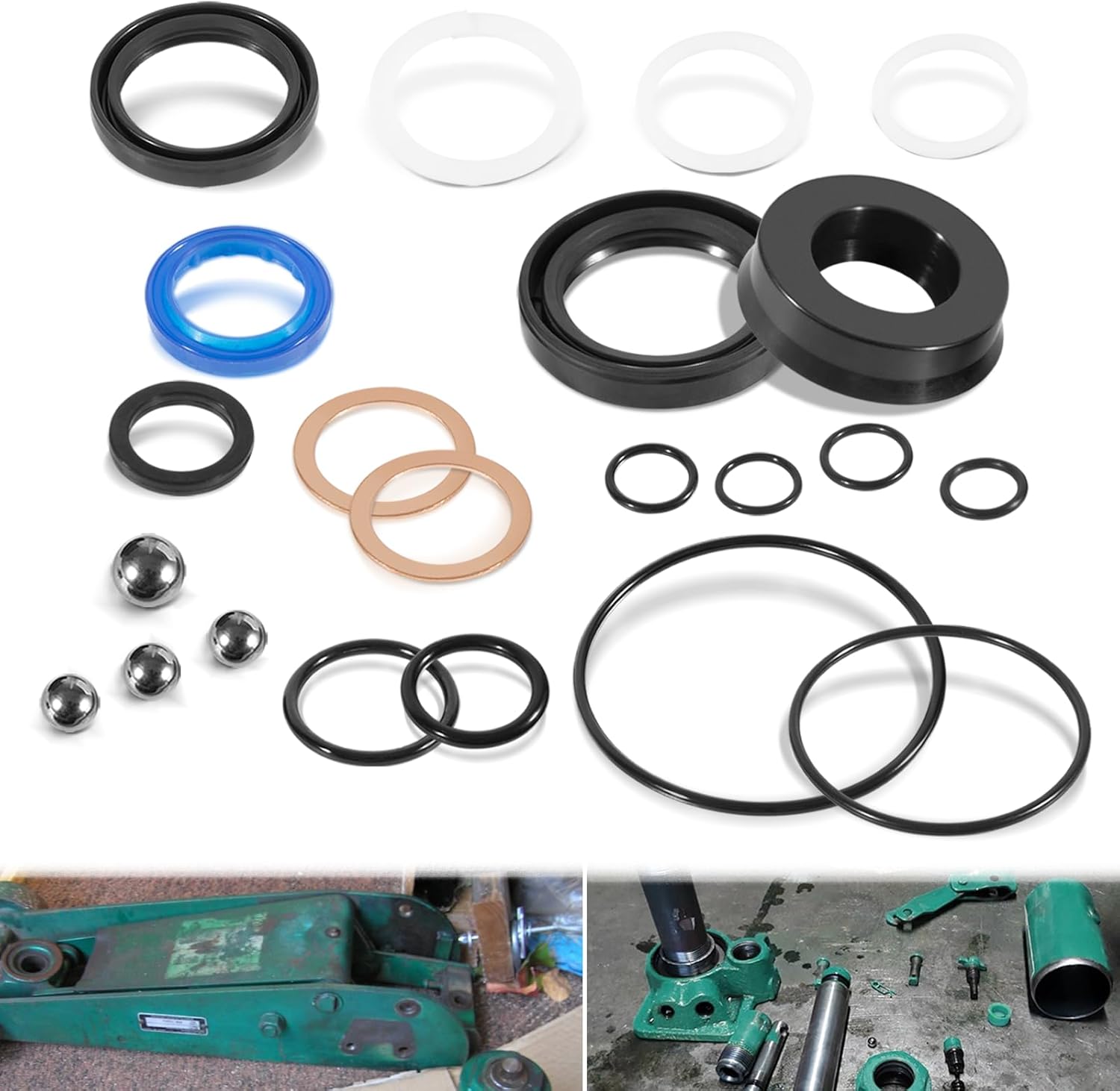 Amazon.com: 328.12002 Floor Jack Seals Repair Kit, Fit for Sears ...