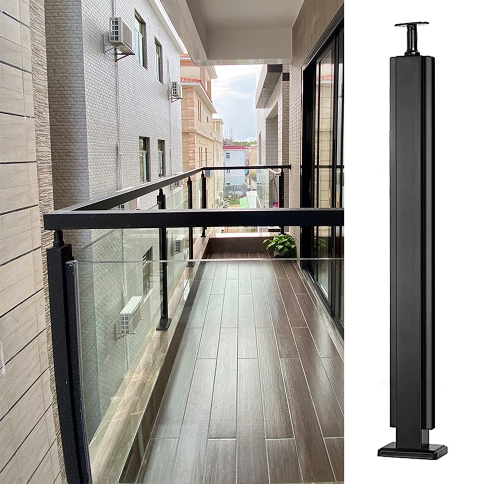 Glass Railing Post Glass Balustrade Posts Deck Railing Stainless Steel ...
