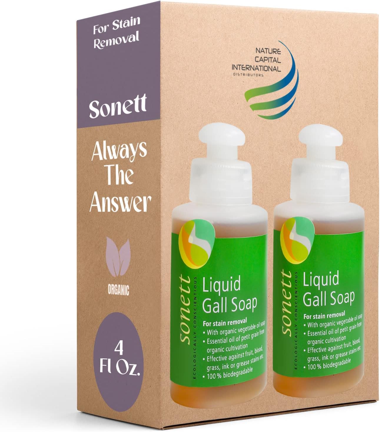Amazon.com: Sonett Organic Liquid Stain Remover For Clothes ...