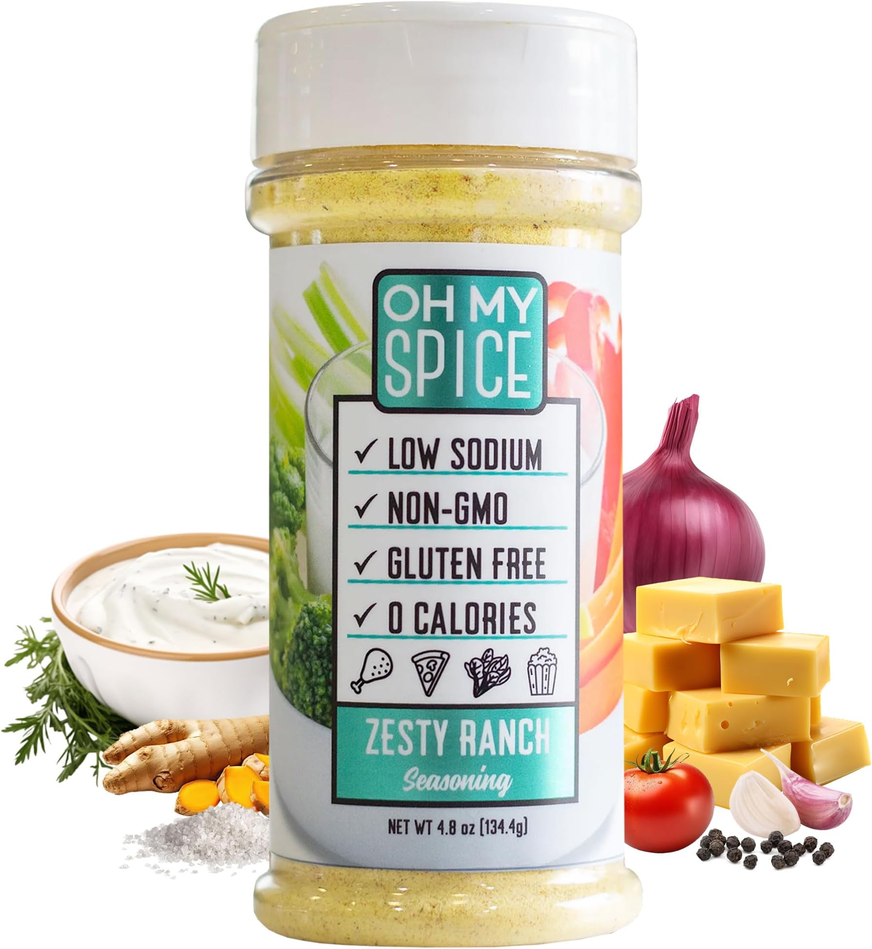 Amazon.com : ICON Meals Gluten Free Zero Calorie Seasonings, Meal Prep ...