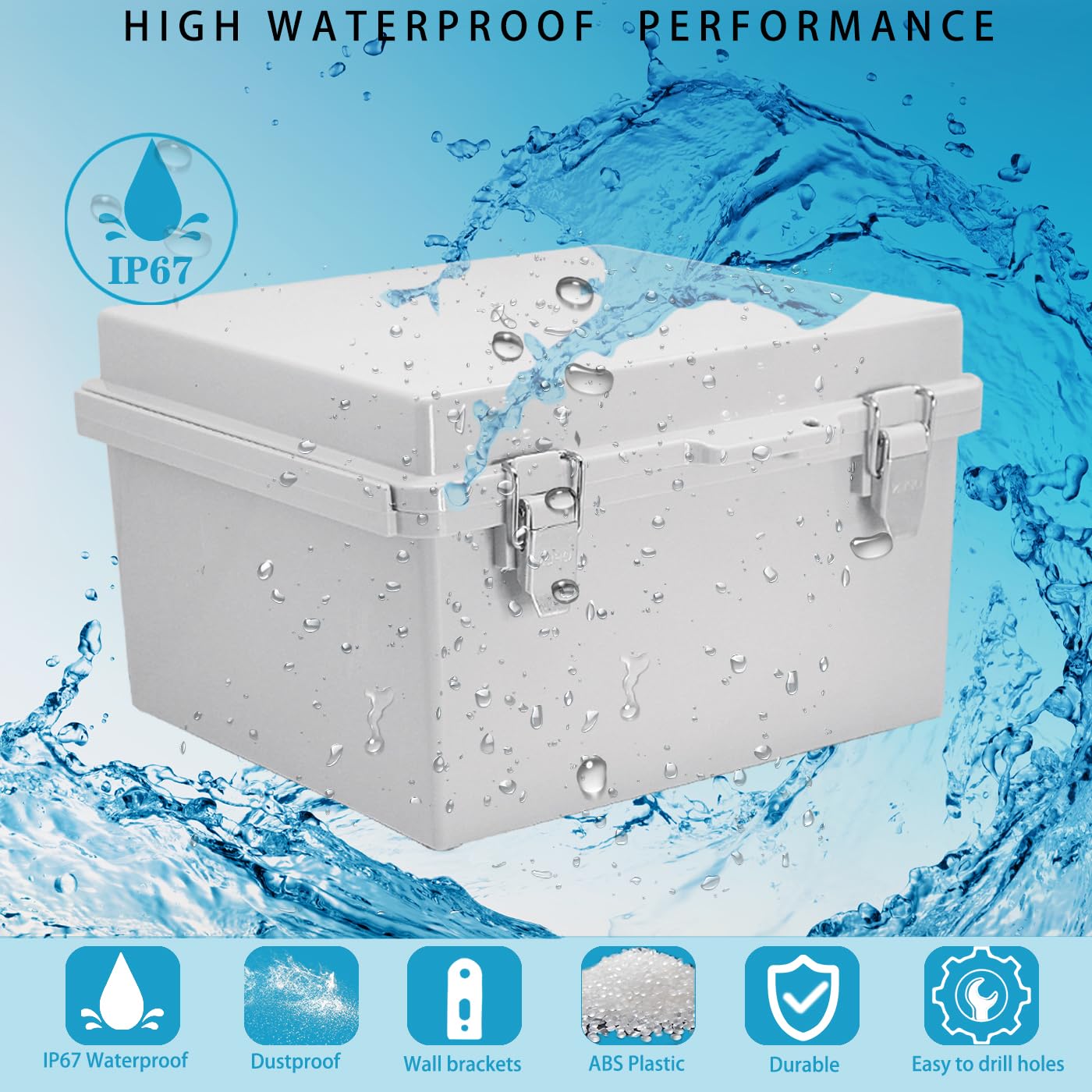 Snapklik.com : Waterproof Outdoor Electrical Box Junction Box ...