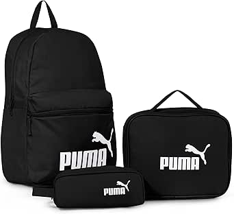 PUMA Backpack, lunch bag & Pencil case Set, Black: Buy Online at Best ...