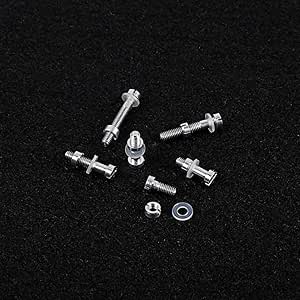 Alnicov 6PCS Turntable Headshell Cartridge Stylus Mounting Kit Metal ...