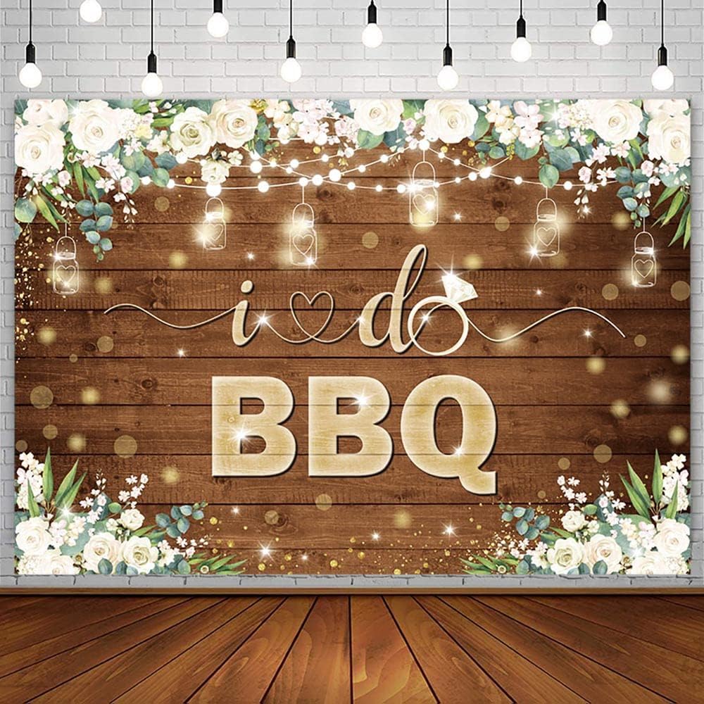 Amazon.com : AIBIIN 7x5ft I Do BBQ Backdrop for Adults Men Women ...