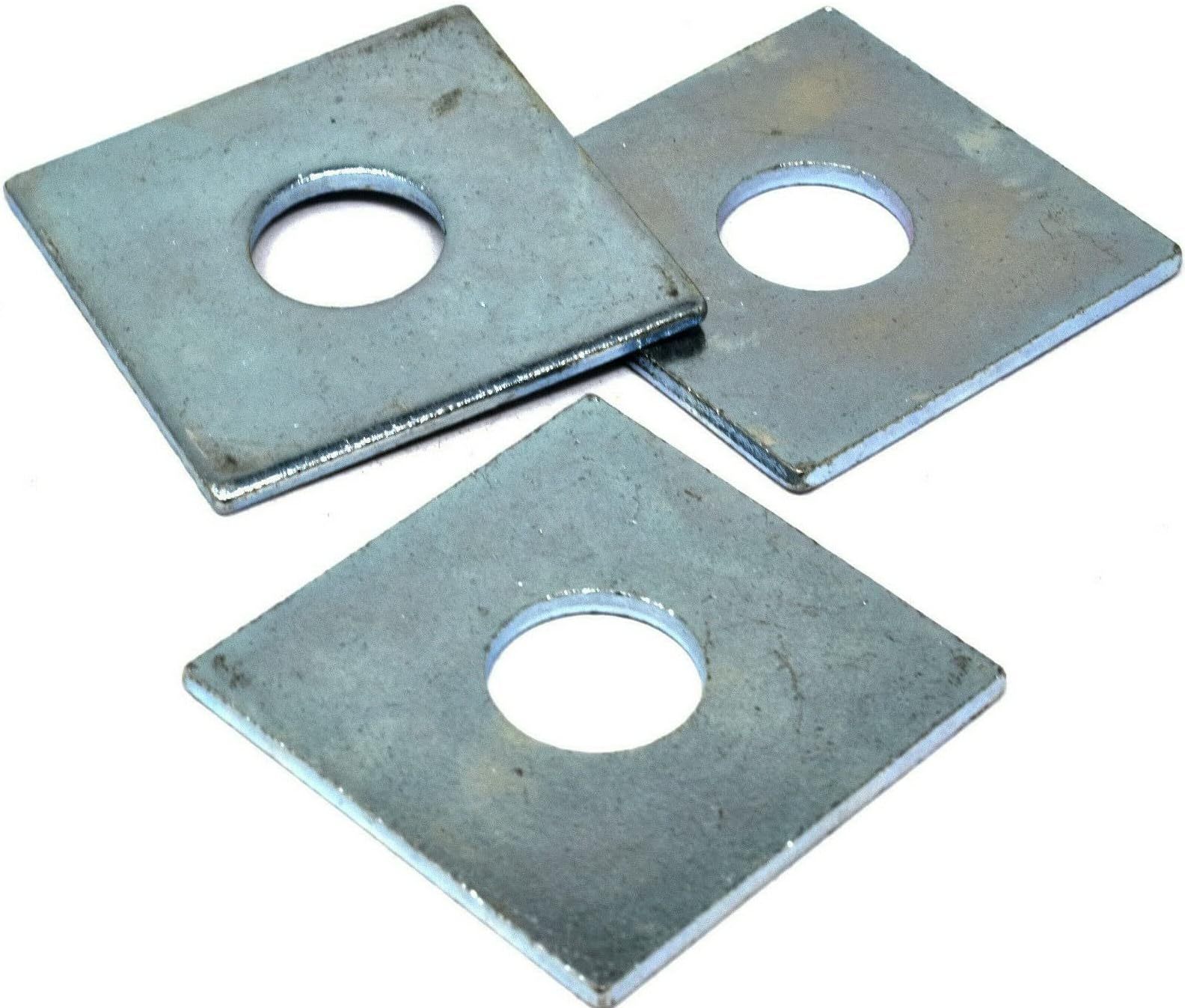 Pack of 20, 50mm x 50mm x 12mm Bright ZINC Plated Square Plate WASHERS ...