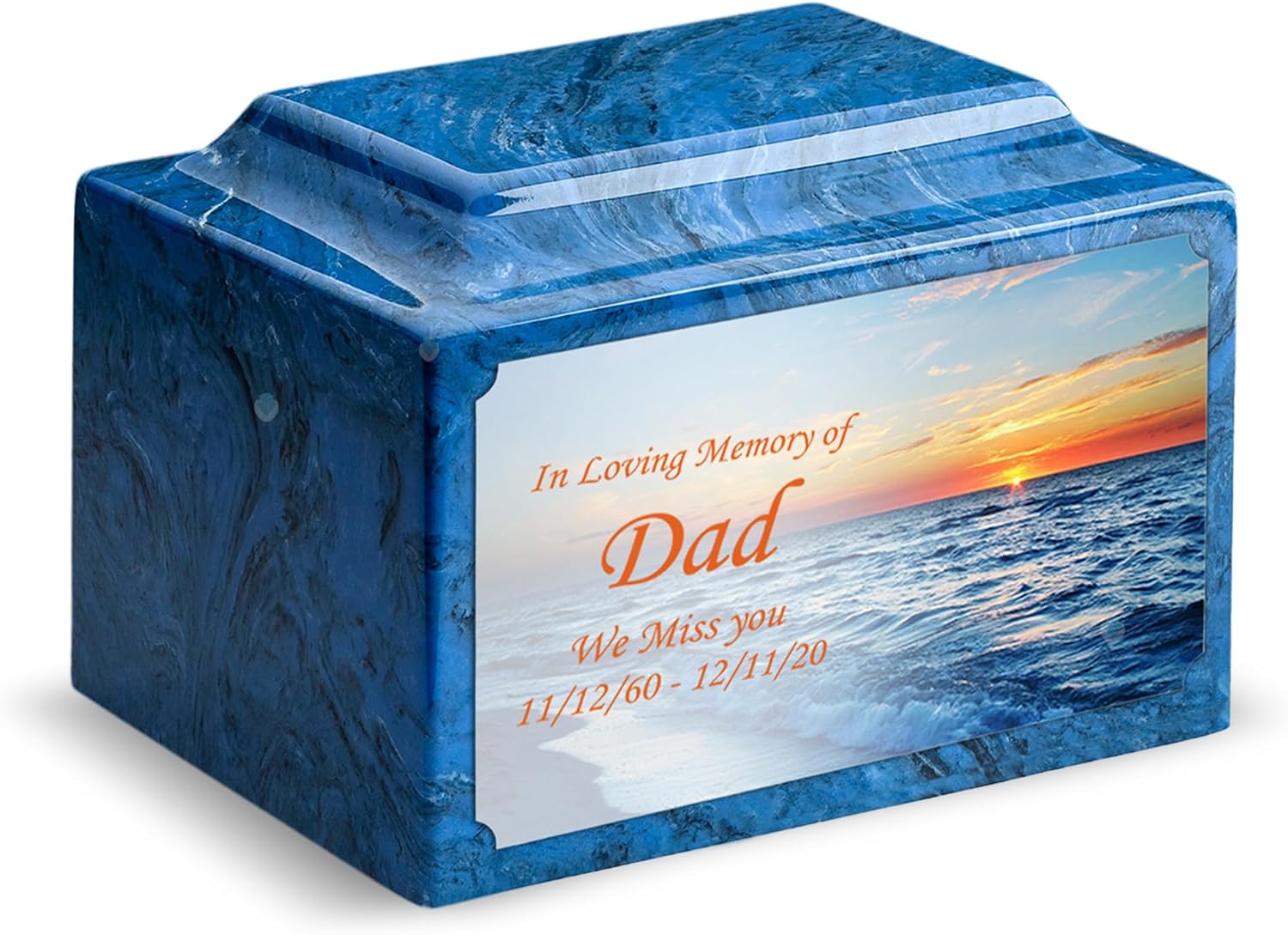 Amazon.com: GetUrns Cultured Marble Urn Vault by Mackenzie with ...