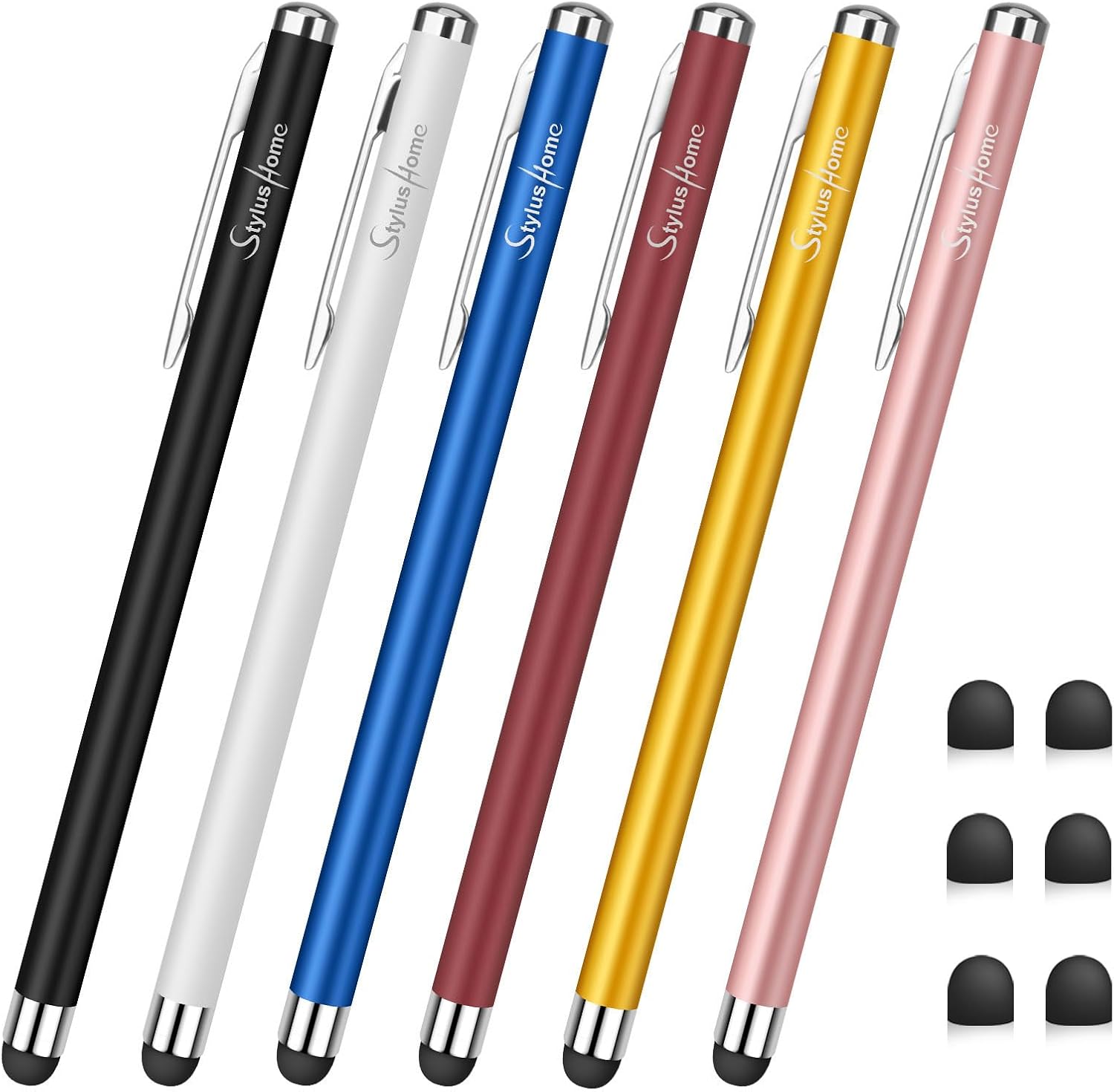 Amazon.com: Stylus Pens for Touch Screens, StylusHome 6 Pack High ...