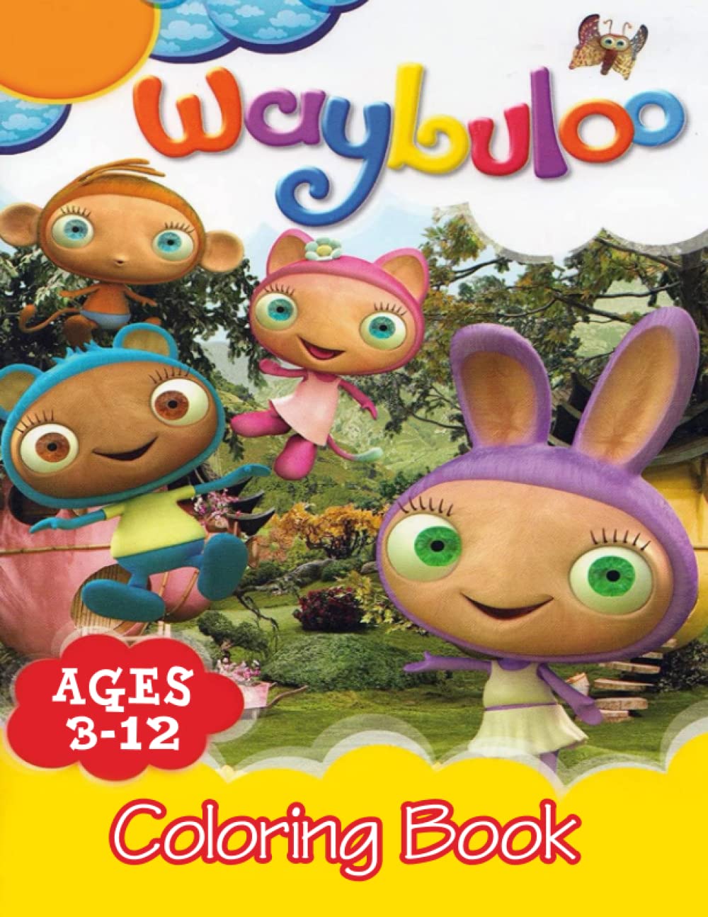 Buy Waybuloo Coloring Book: Coloring Book for Kids Ages 3-12 With Easy ...