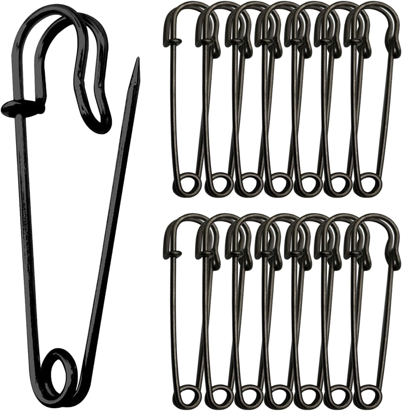 Amazon.com: 30Pcs Large Safety Pins, 1.8'' Heavy Duty Safety Pins for ...