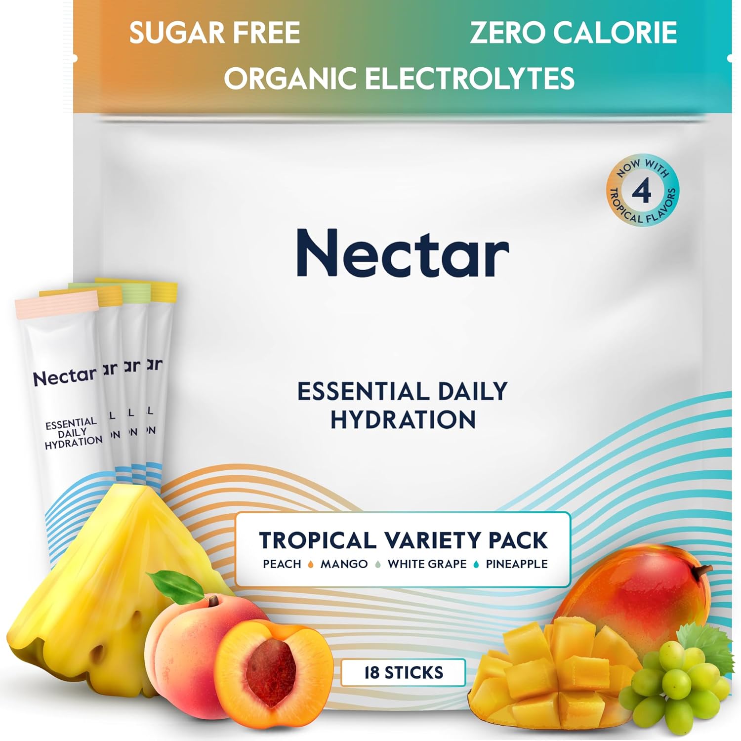 Amazon.com: Nectar Hydration Packets - Electrolytes Powder Packets ...