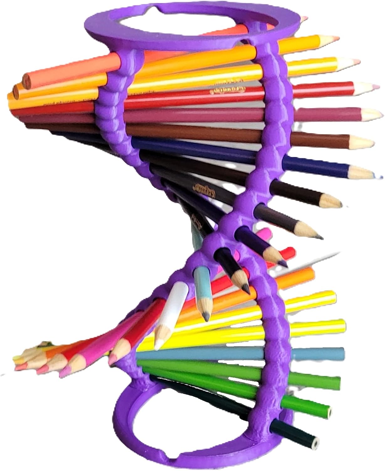 Amazon.com: Znet3D DNA Helix Pencil Holder - Innovative Desk Organizer ...