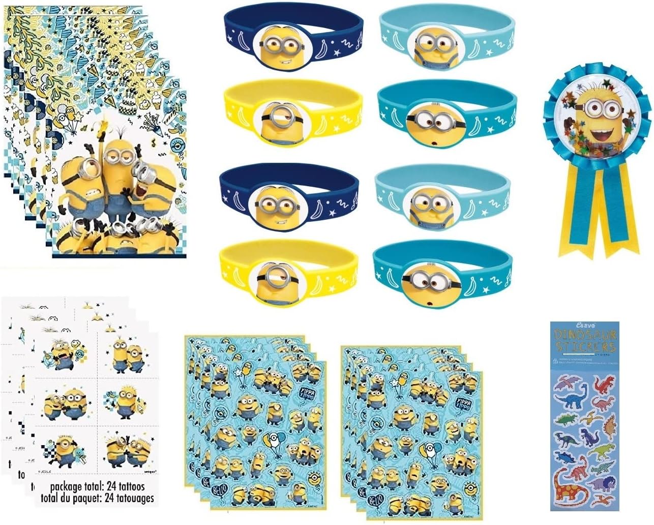 Amazon.com: Unique Despicable Me Birthday Party Supplies Favor Bundle ...