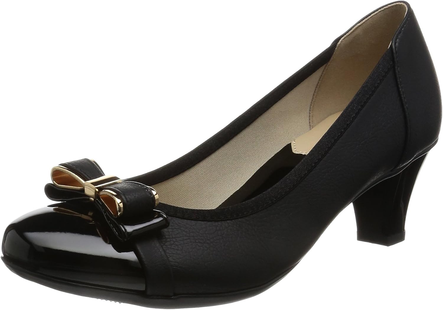 Amazon | [プレタポルテ] パンプス SW9589 黒/E黒 23.5 | PRET-A PORTER(プレタポルテ) | パンプス