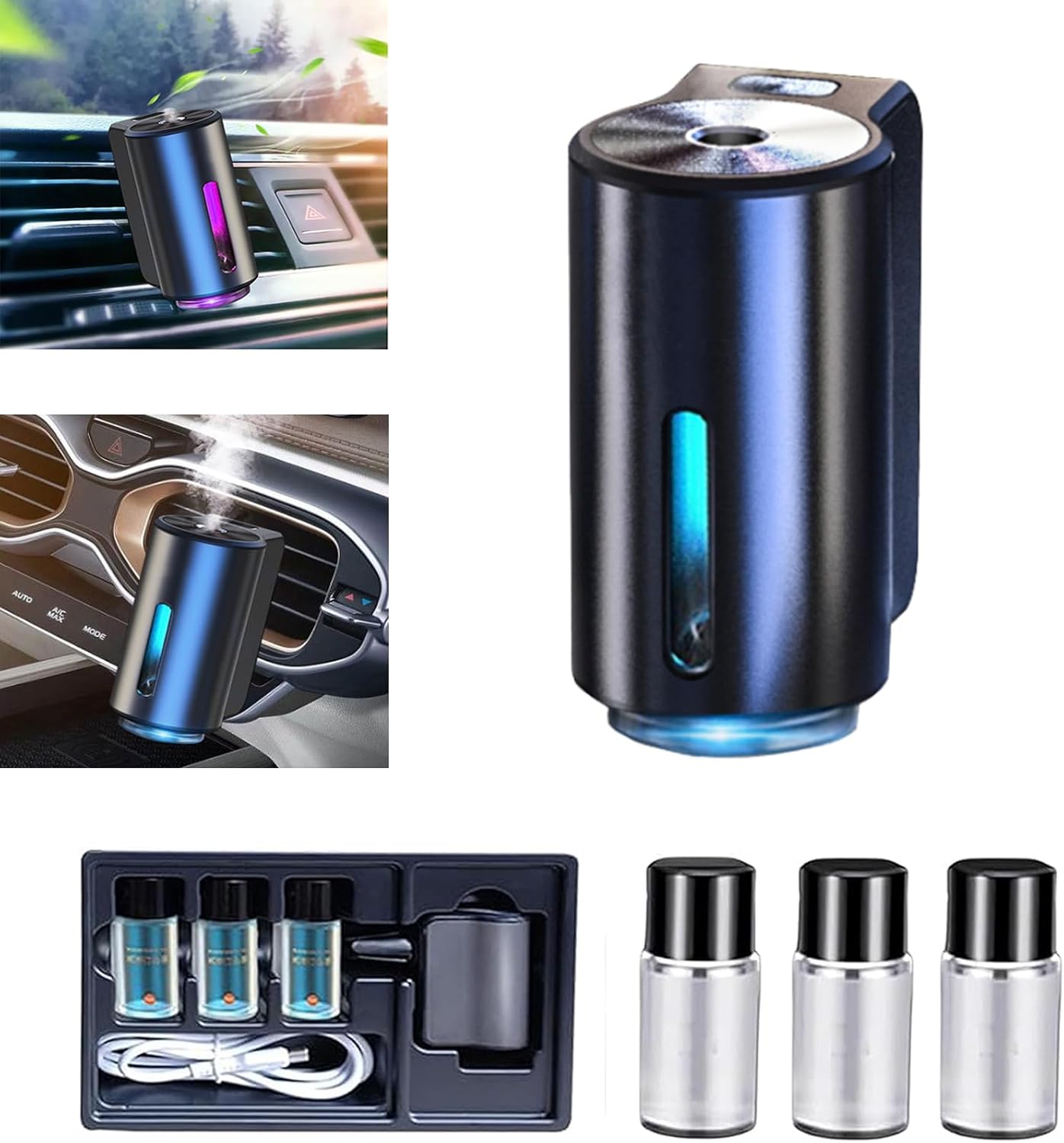 Amazon.com: Car Air Freshener Diffuser, Smart Car Air Freshener with ...