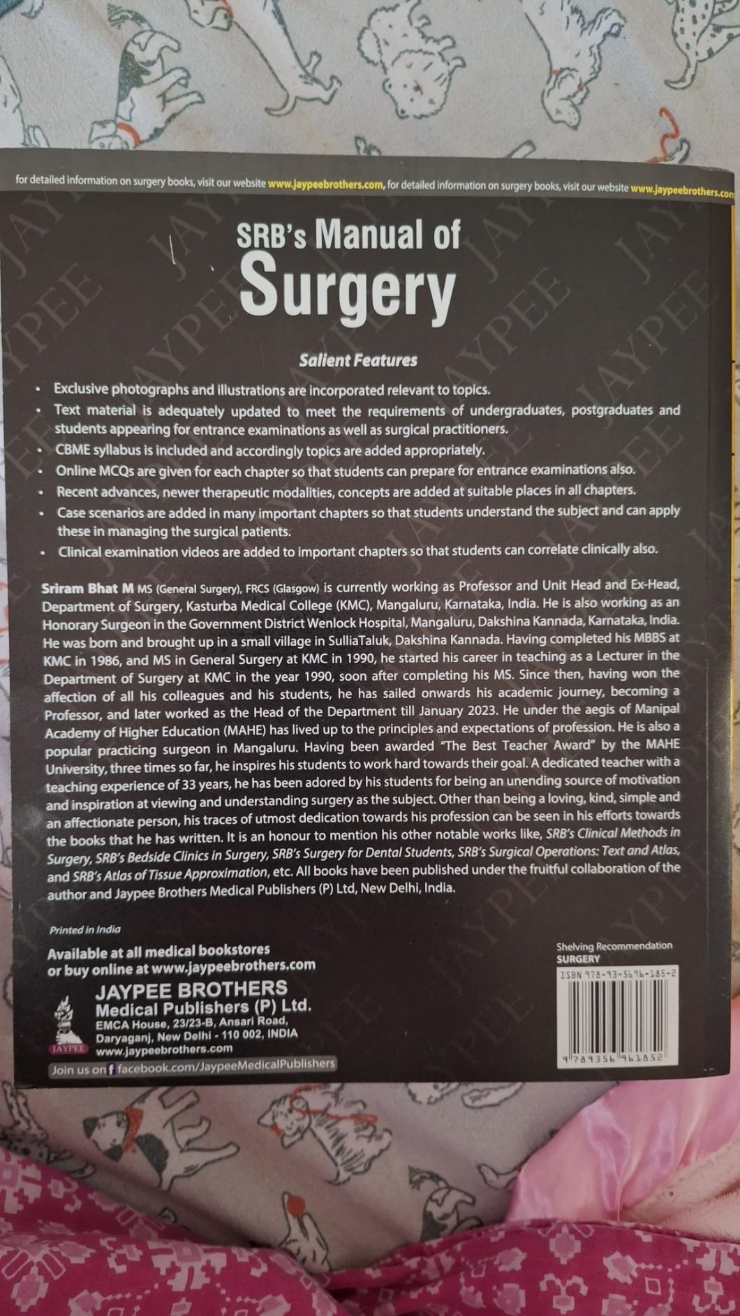 Buy SRB’S MANUAL OF SURGERY Book Online at Low Prices in India | SRB’S ...