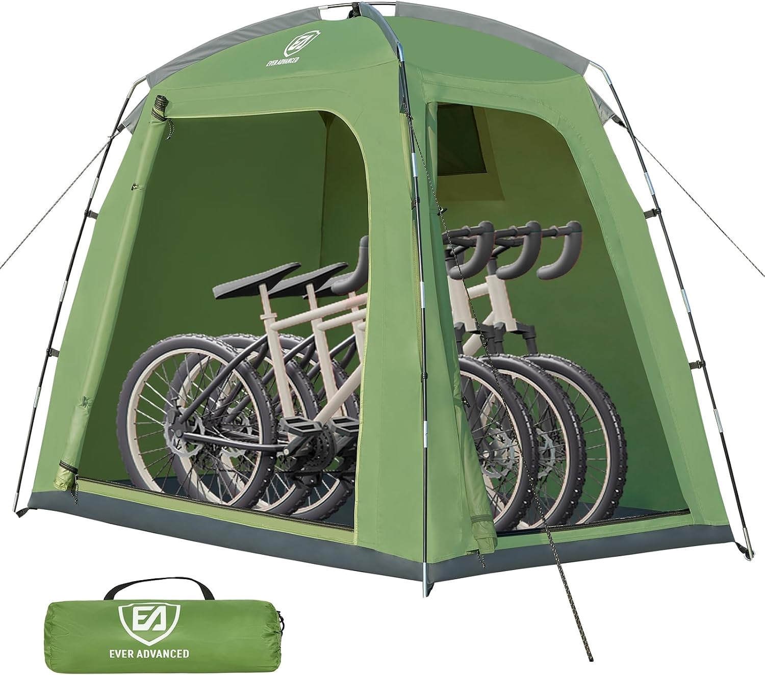 EVER ADVANCED Bike Storage Outdoor 200 * 120 * 165cm Bike Cover for ...