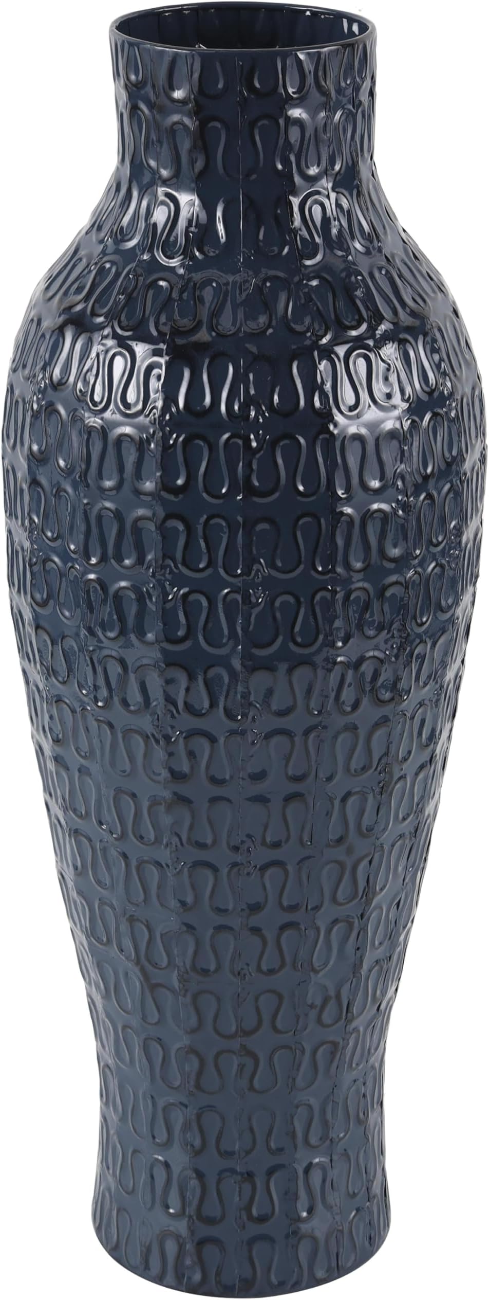 Amazon.com: Deco 79 Metal Decorative Vase Dimensional Textured ...
