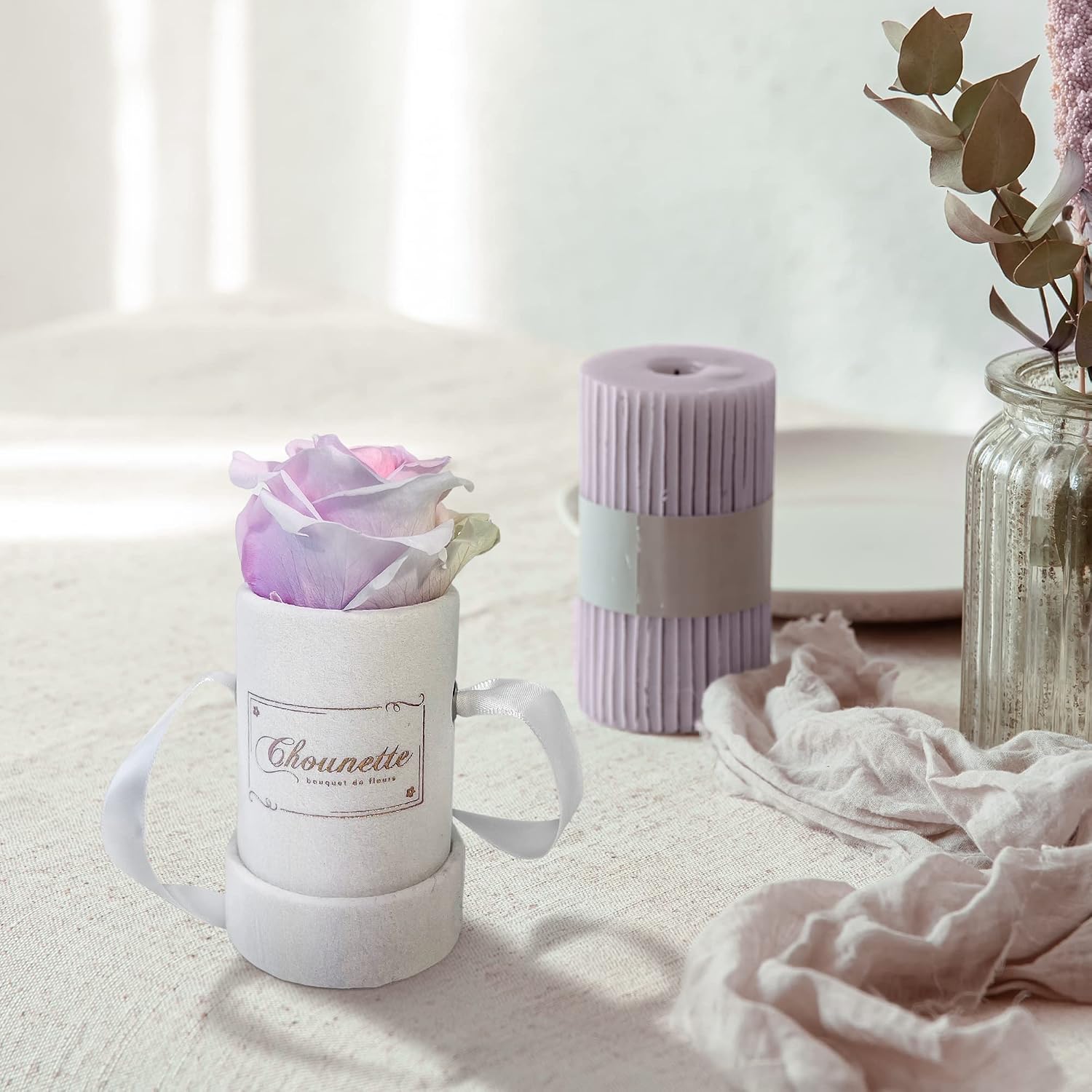 Amazon.com: Chounette Premium Preserved Roses - La Charmante - 1 ...