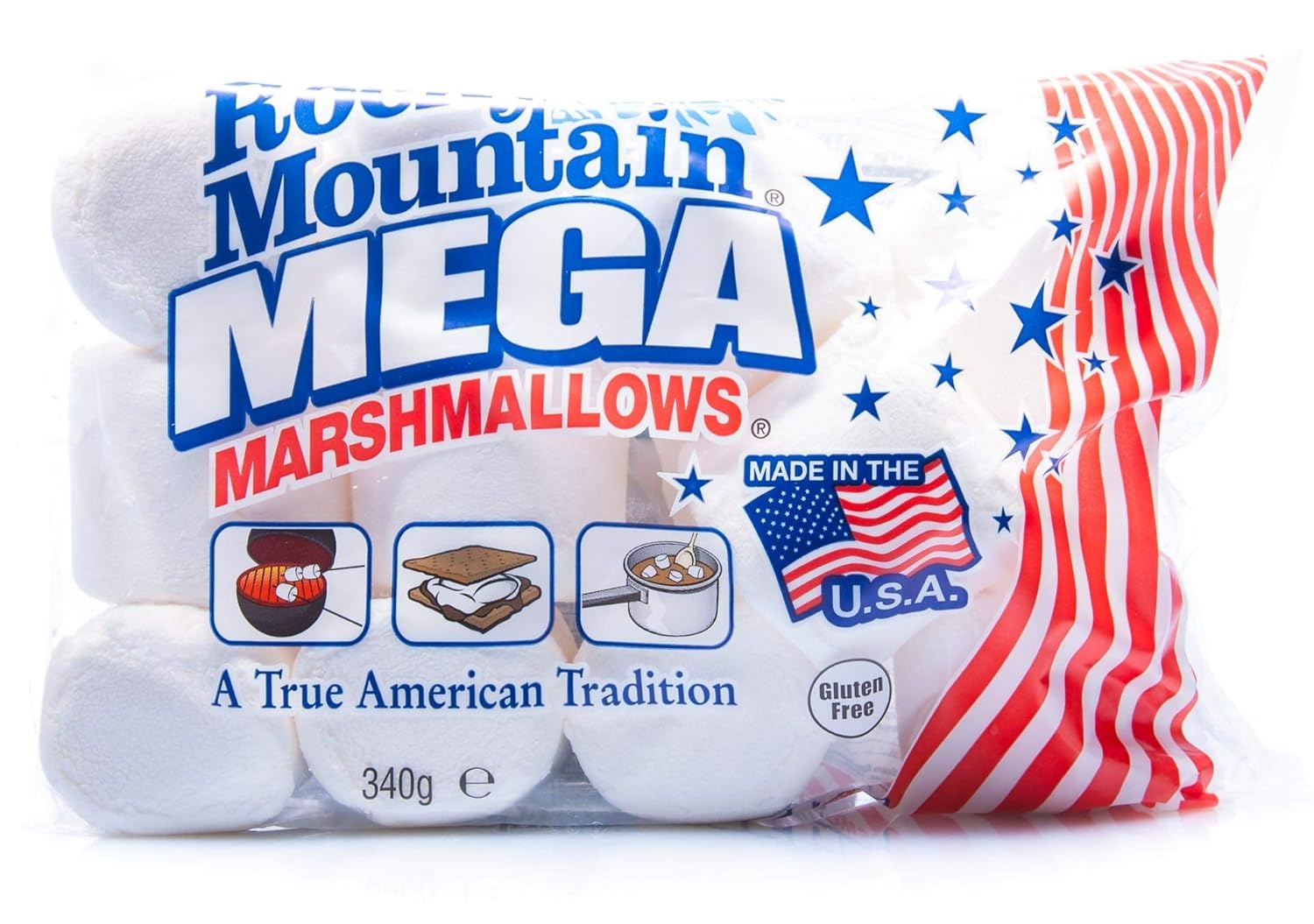 Rocky Mountain MEGA Marshmallows, extra große, traditionell ...