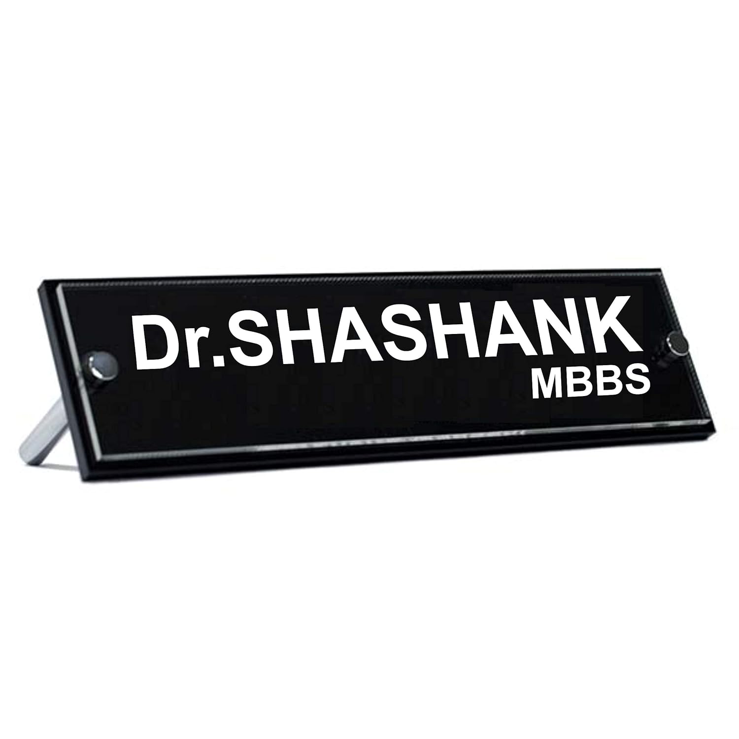 SIGNOOGLE Personalized Doctor Acrylic Name Plates for Home Table Door ...