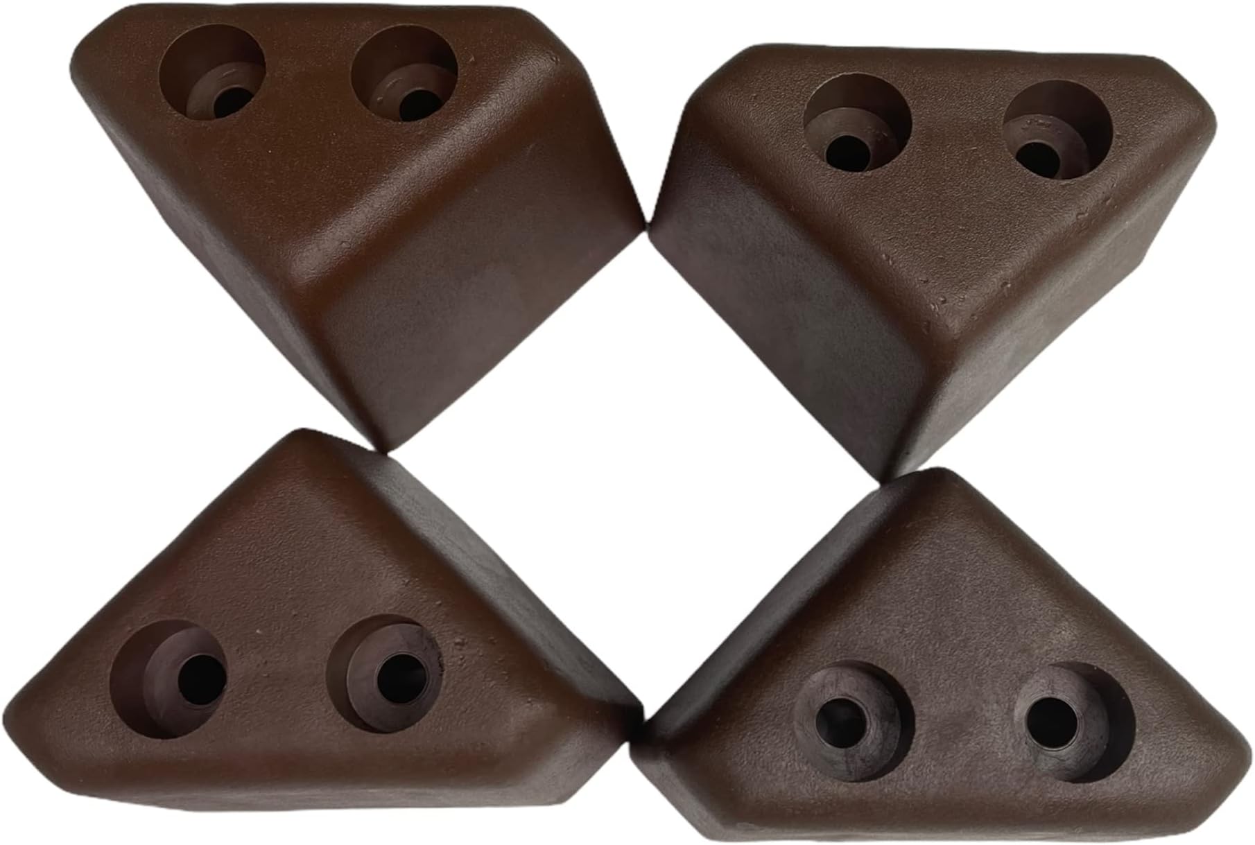 Amazon.com: ProFurnitureParts 3" Tall Triangle Corner Sofa Legs, Brown ...