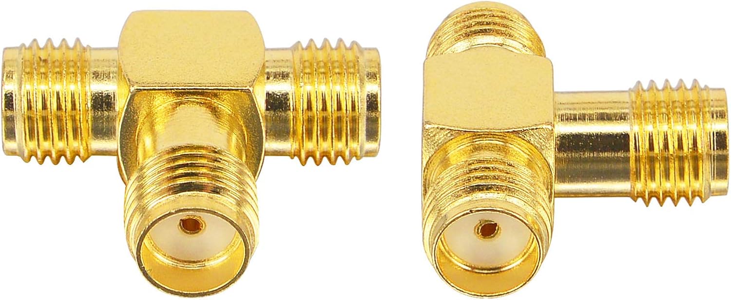 Amazon.com: Boobrie SMA Splitter Adapter SMA Female to Dual SMA Female ...