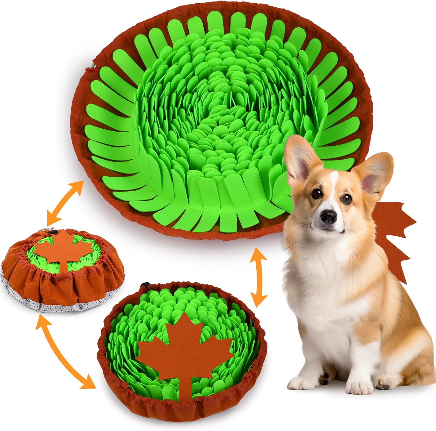 Amazon.com: Dog Snuffle Mat,Interactive Sniff Mat for Dogs Slow Eating ...