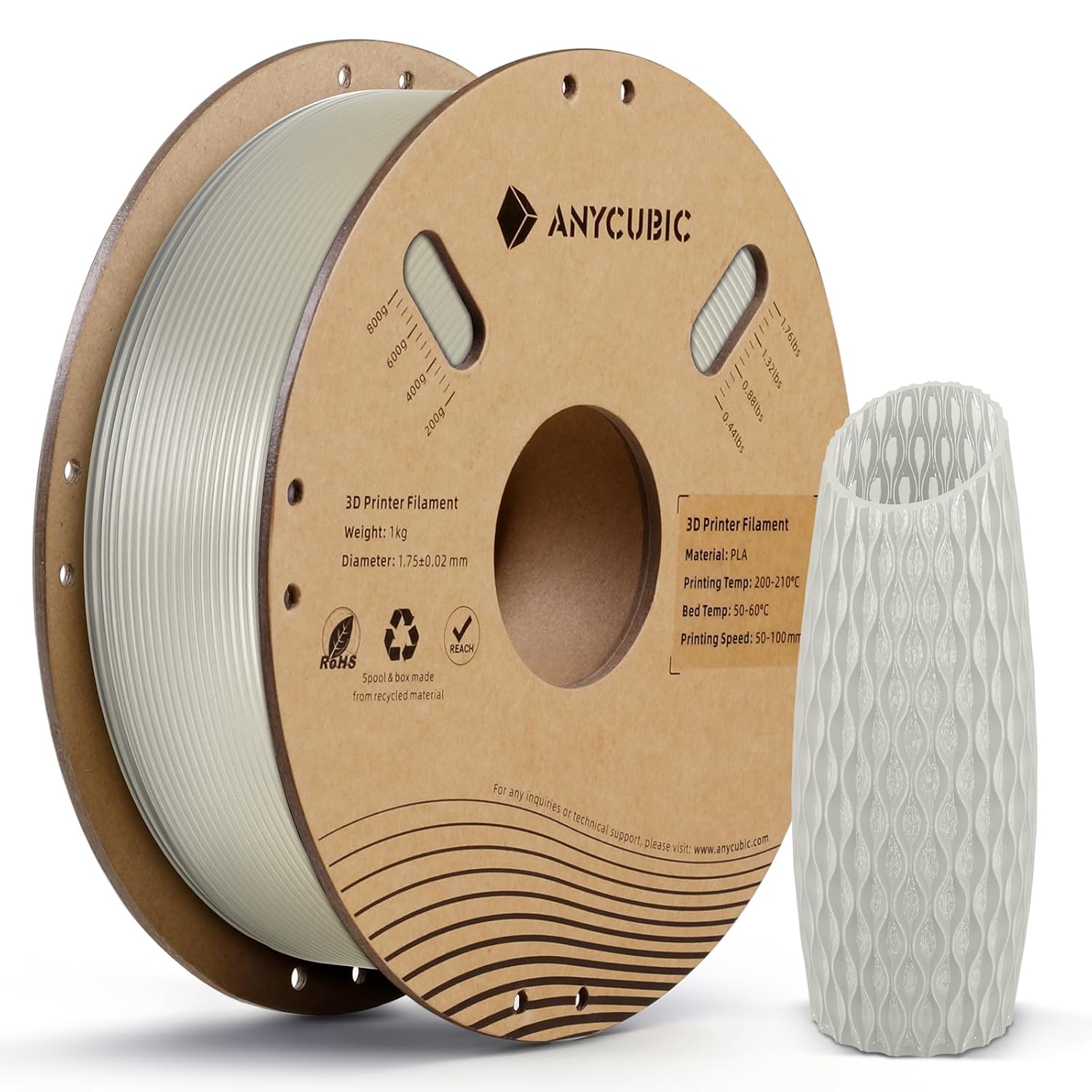 Brandclub - ANYCUBIC PLA 3D Printer Filament, RFID 3D Printing PLA ...