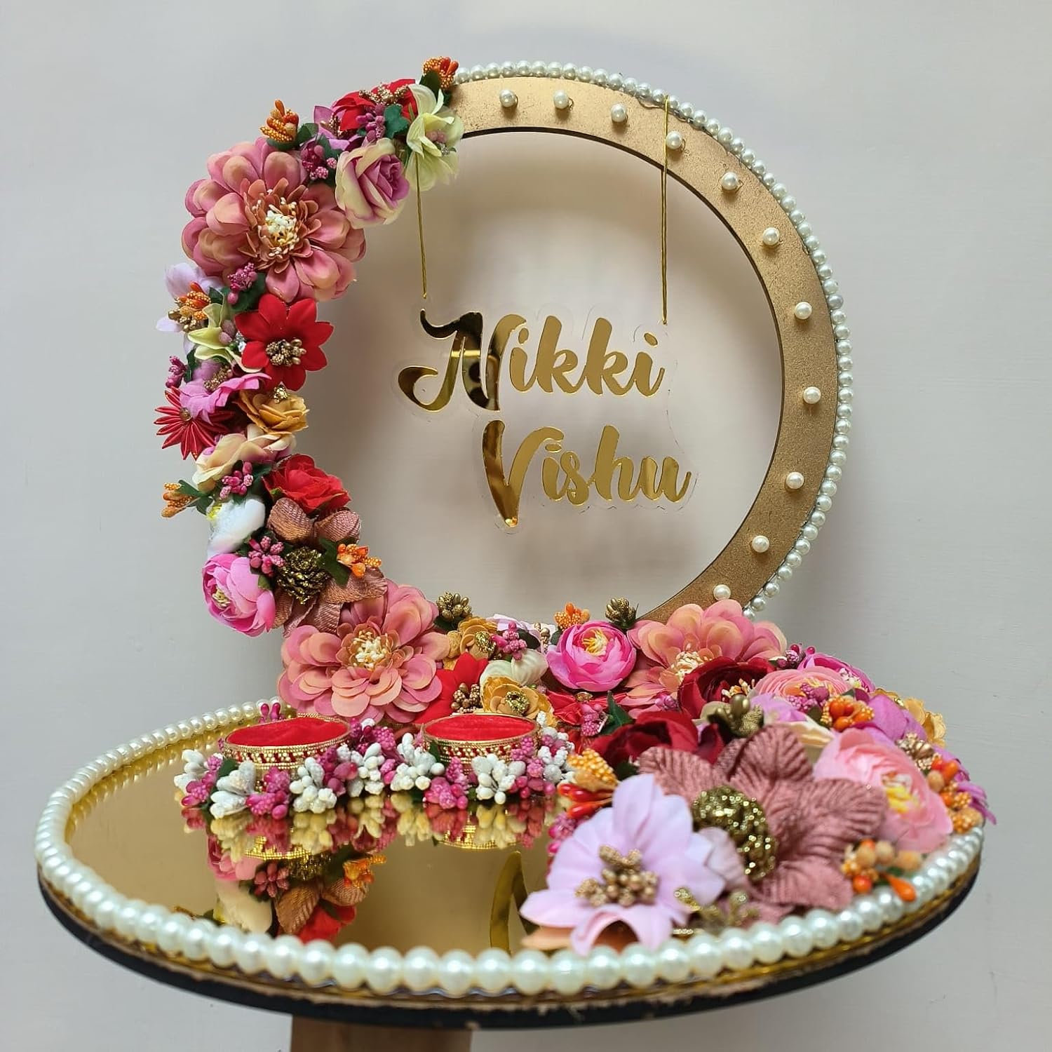 Buy Handmade Feelings Engagement & Wedding Ring Tray | Decorative ...