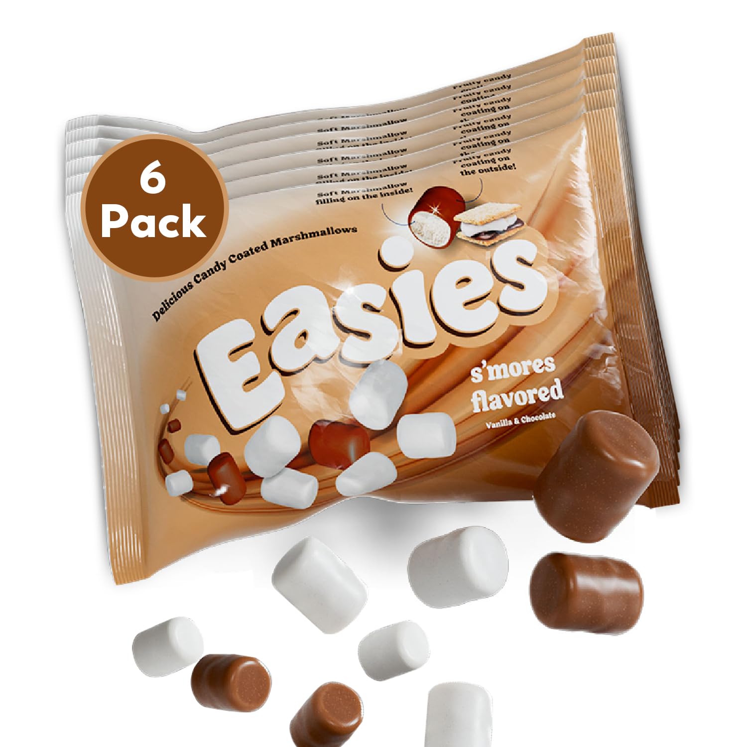 Amazon.com : Marshmallow Smores Flavored Mini Marshmallows Candy - Mix ...