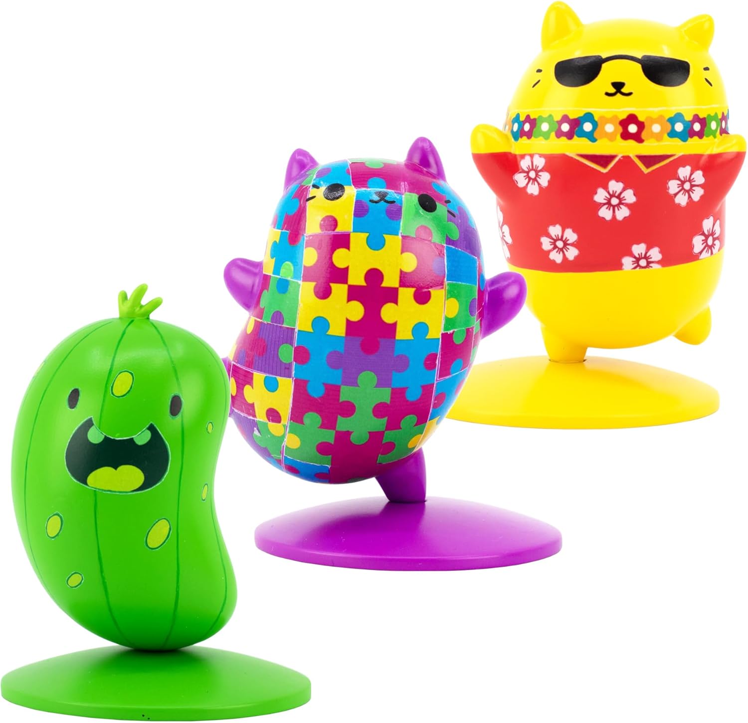 Amazon.com: Cats vs Pickles Mini Figure 3-Pack | Mini Figures for Kids ...