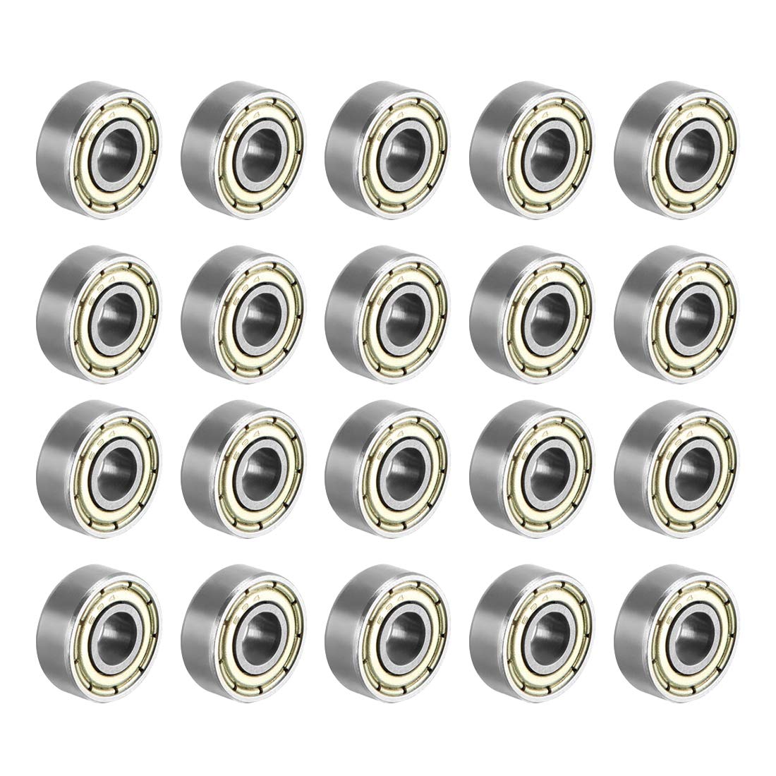 uxcell 694ZZ Deep Groove Ball Bearing Double Shield 694-2Z 1080094, 4mm ...