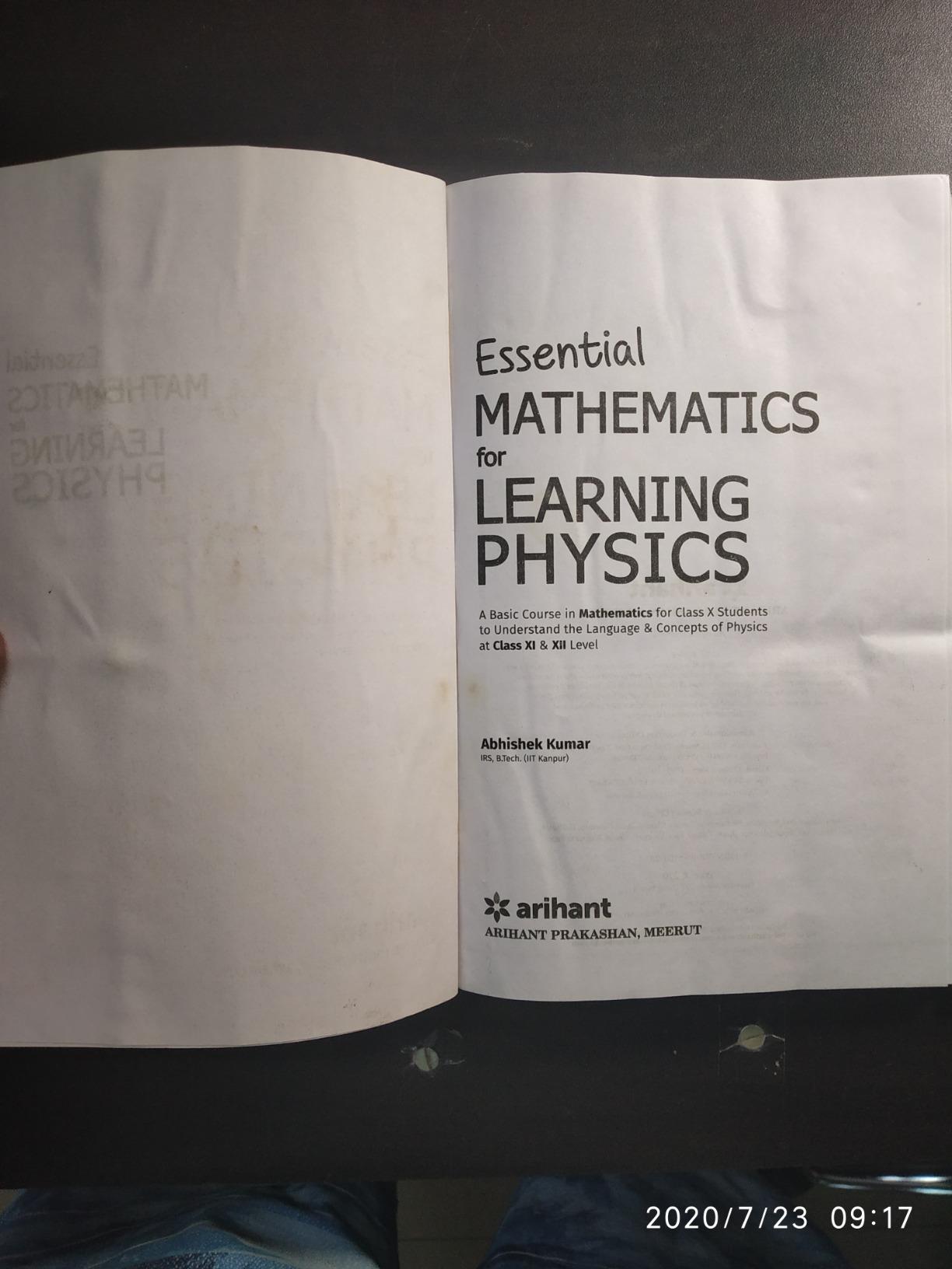 Buy MATHEMATICS for LEARNING PHYSICS Book Online at Low Prices in India ...