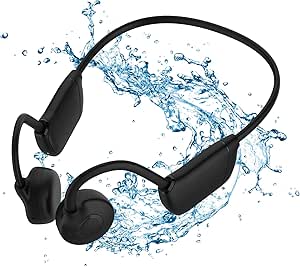 Amazon.com: Atopskins Bone Conduction Headphones Bluetooth 5.3 Open Ear ...