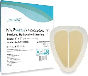 MedVanceTM Hydrocolloid - Secral Bordered Hydrocolloid Dressing Size 6X ...