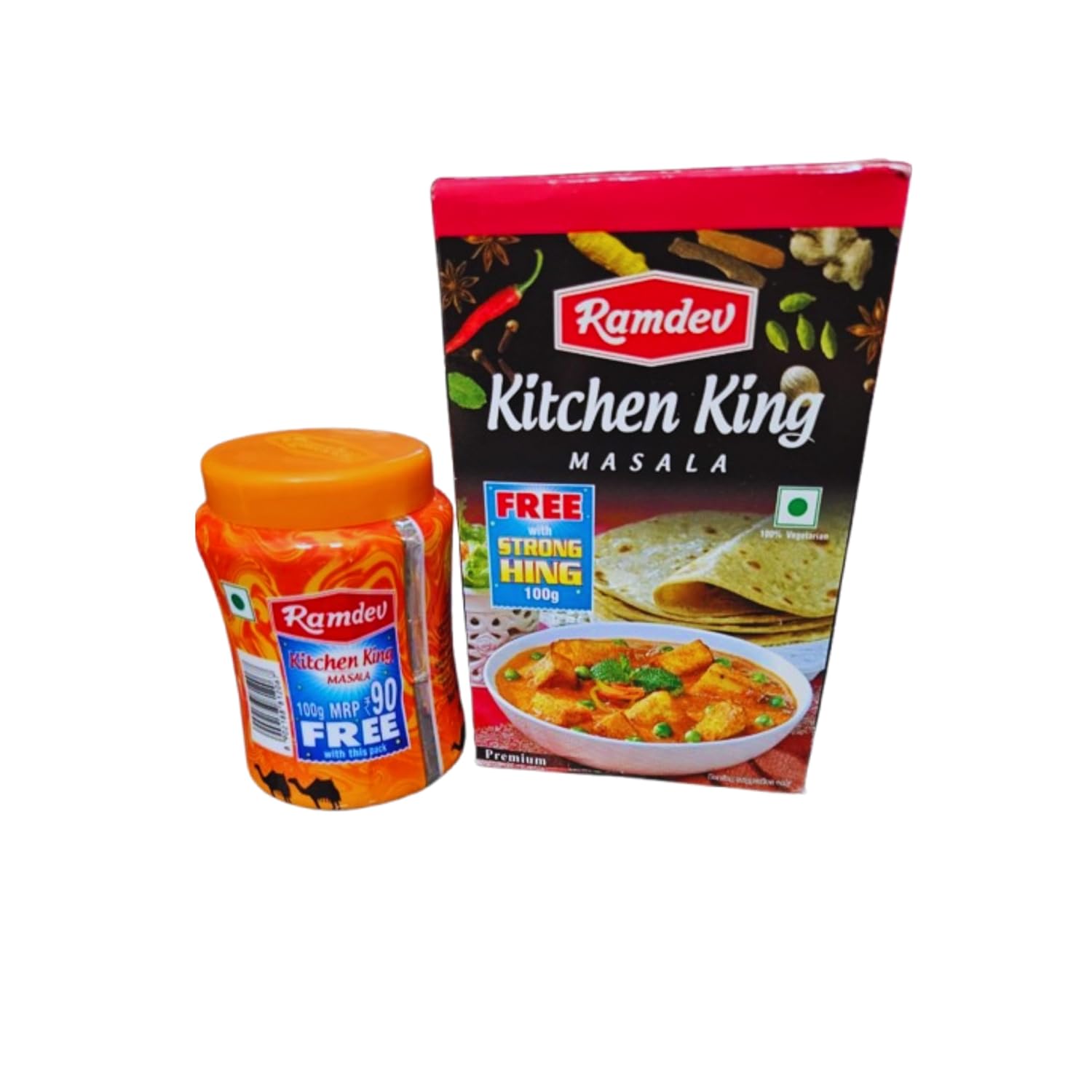 Ramdev Strong Hing Powder 100 Gm| FREE KITCHEN KING MASALA : Amazon.in ...