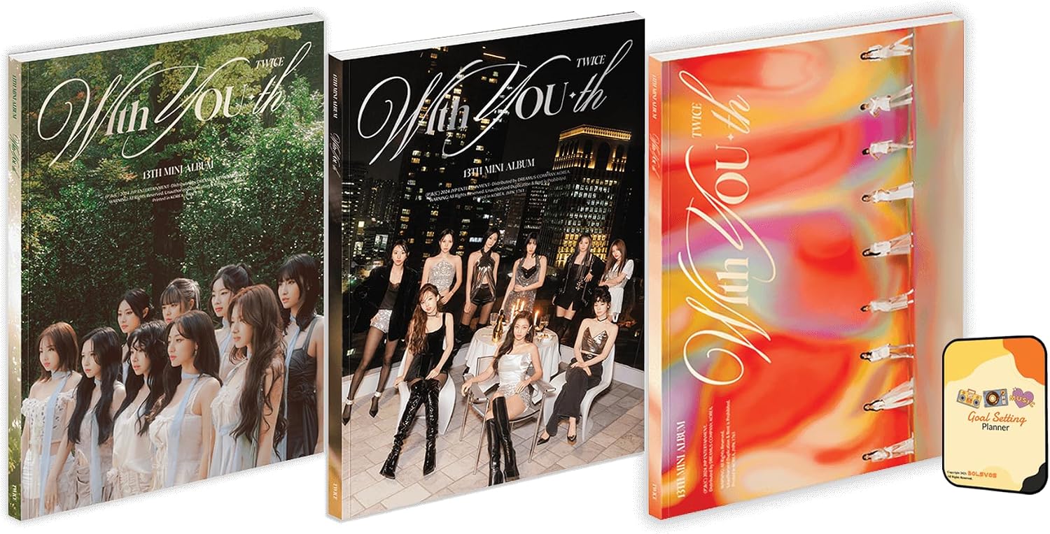 Amazon.co.jp: TWICE KPOP Album (Korean Album) - With YOU-th Random ...