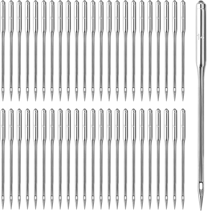 Amazon.com: 100PCS Sewing Machine Needles Universal Sizes Heavy Duty ...