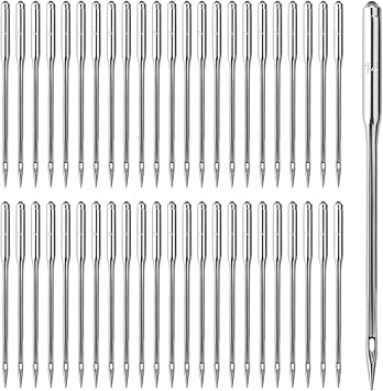 Amazon.com: 100PCS Sewing Machine Needles Universal Sizes Heavy Duty ...