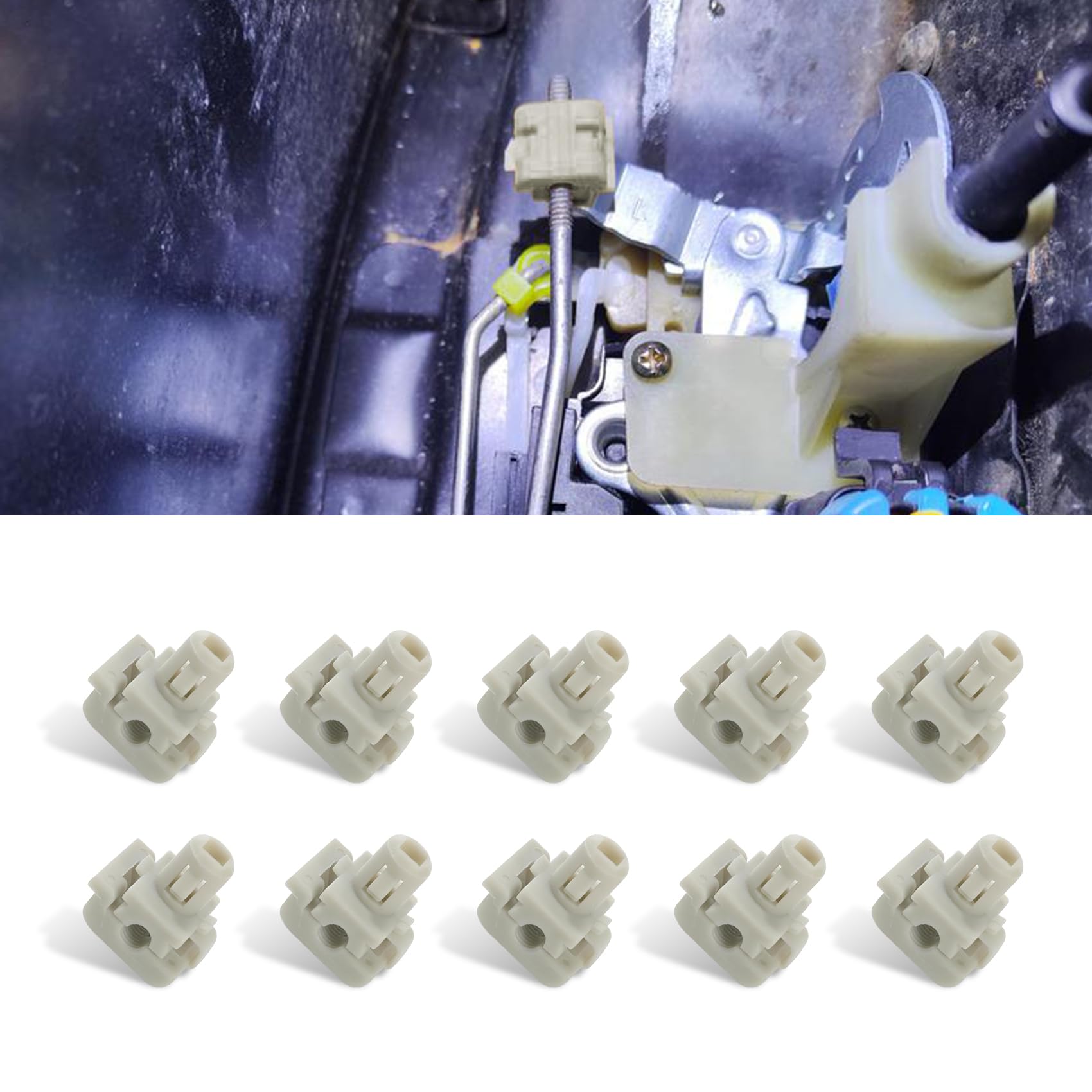 Amazon.com: RGOAANC 10PCS Car Door Lock Rod Clips, Door Lock Latch ...