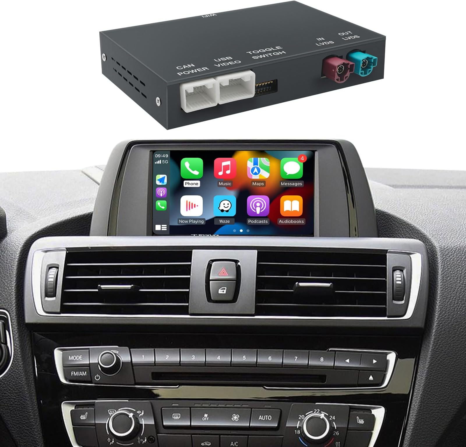Amazon.com: AUTOABC Wireless CarPlay/Android Car Modification Module ...