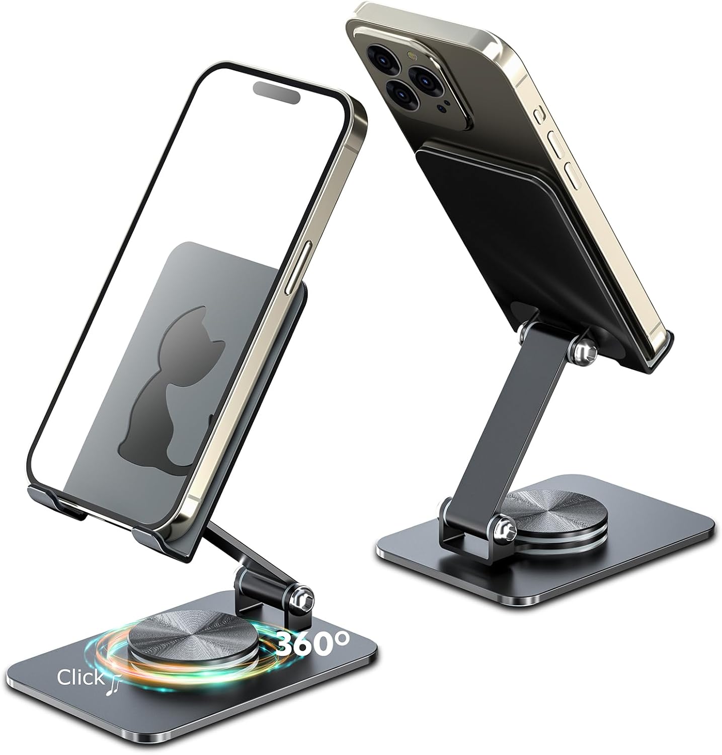 Amazon.com: VViN 360° Rotating Cell Phone Stand for Desk - Fully ...