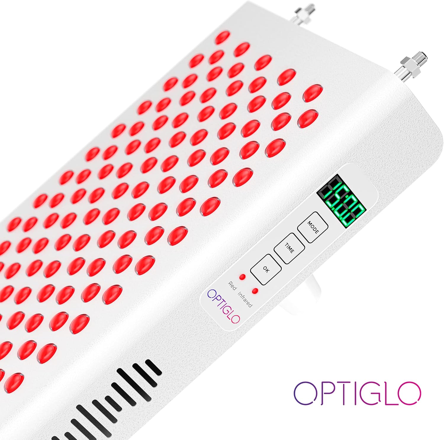OptiGlo – Terapia de luz roja para cuerpo y cara, 1500 W 300 LED de ...