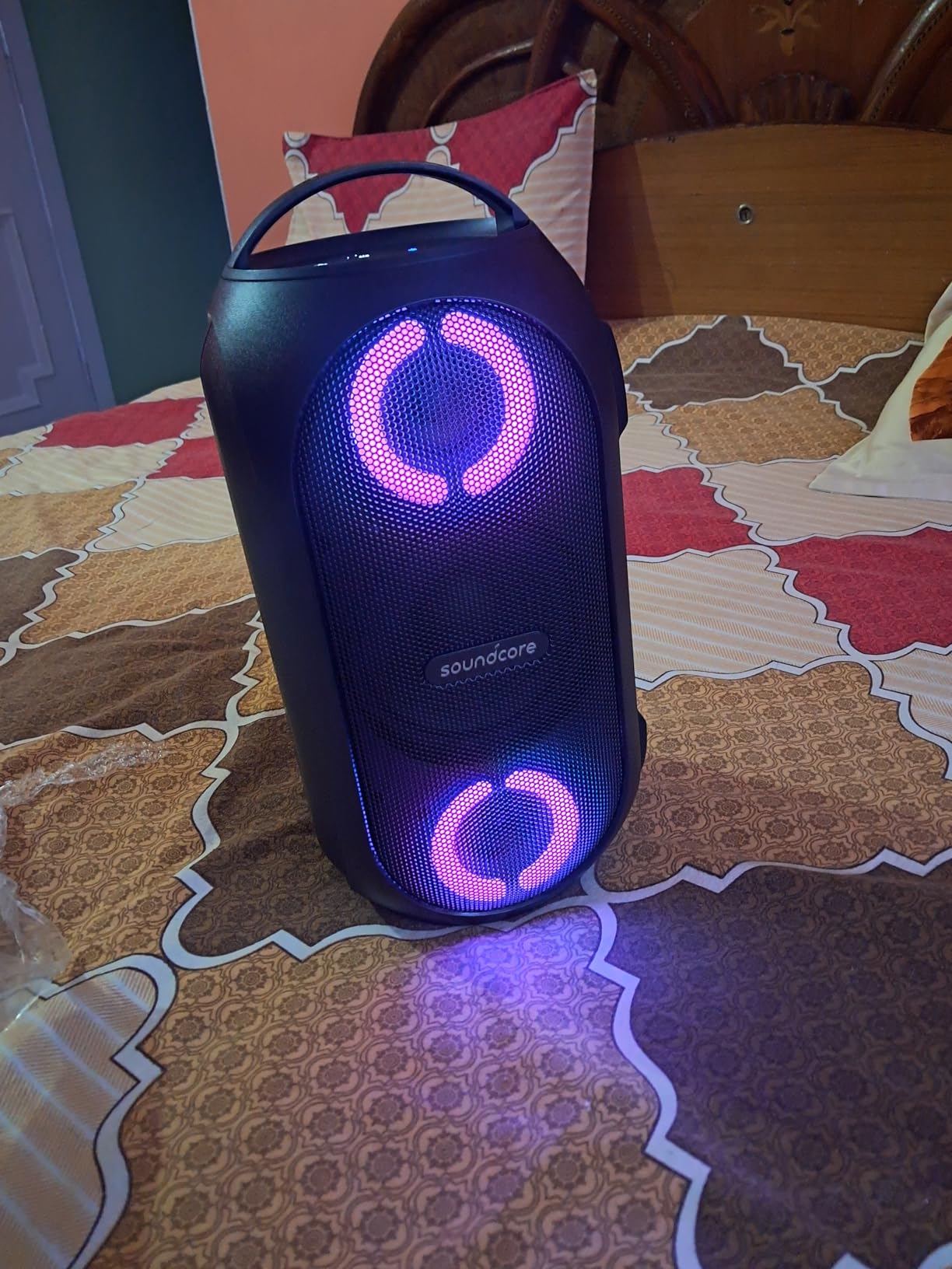 Soundcore Anker Rave Mini Portable All-Weather Speaker, Huge 80W Sound ...