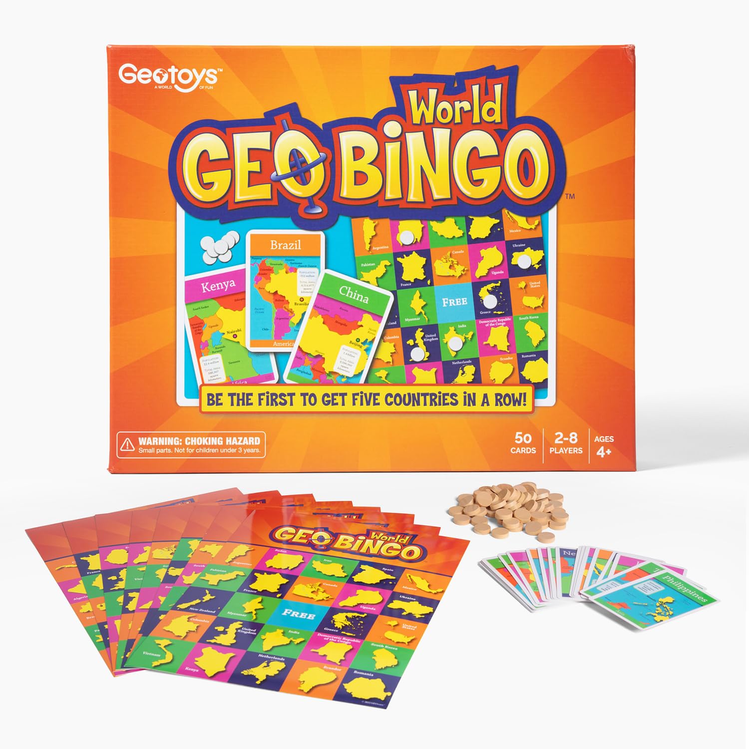 Snapklik.com : GeoToys GeoBingo, World Bingo For Kids Ages 4 And Up ...