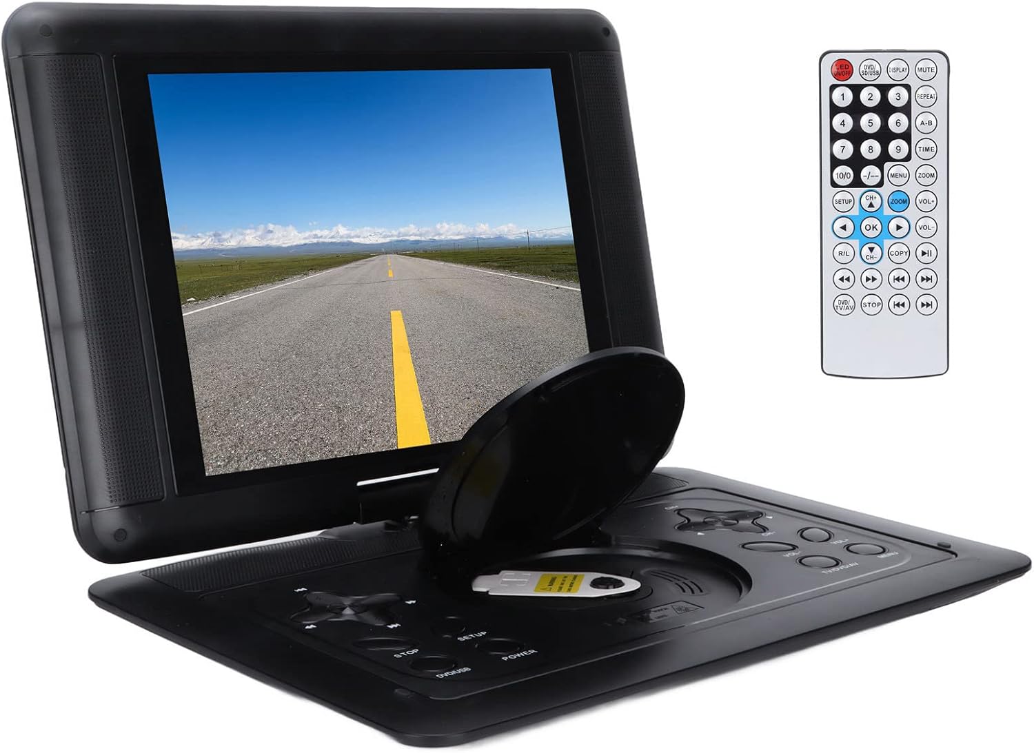 Amazon.com: 12.0 Inch Portable DVD Player for Car, 270° Rotation HD ...