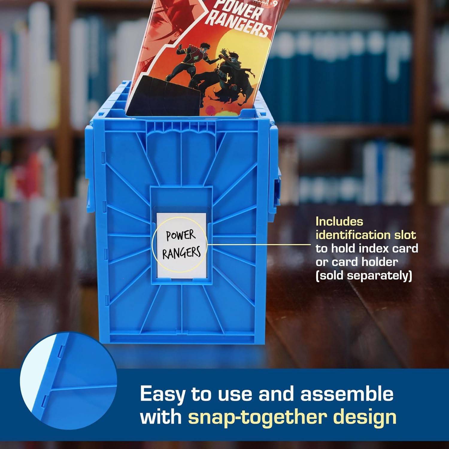 Snapklik.com : BCW Short Comic Book Bin Holds 150 Comics Stackable ...