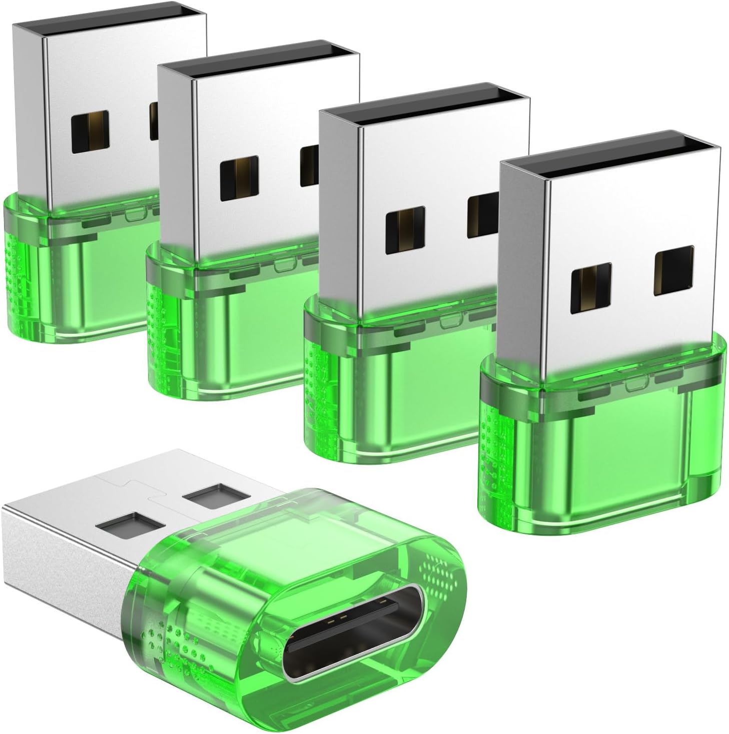 Amazon.com: USB to USB-C Adapter 5 Pack,Type C Female to USB Male ...