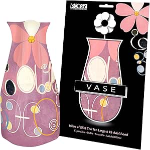 MODGY Expandable Flower Vase, Plastic Decorative Modern Foldable ...